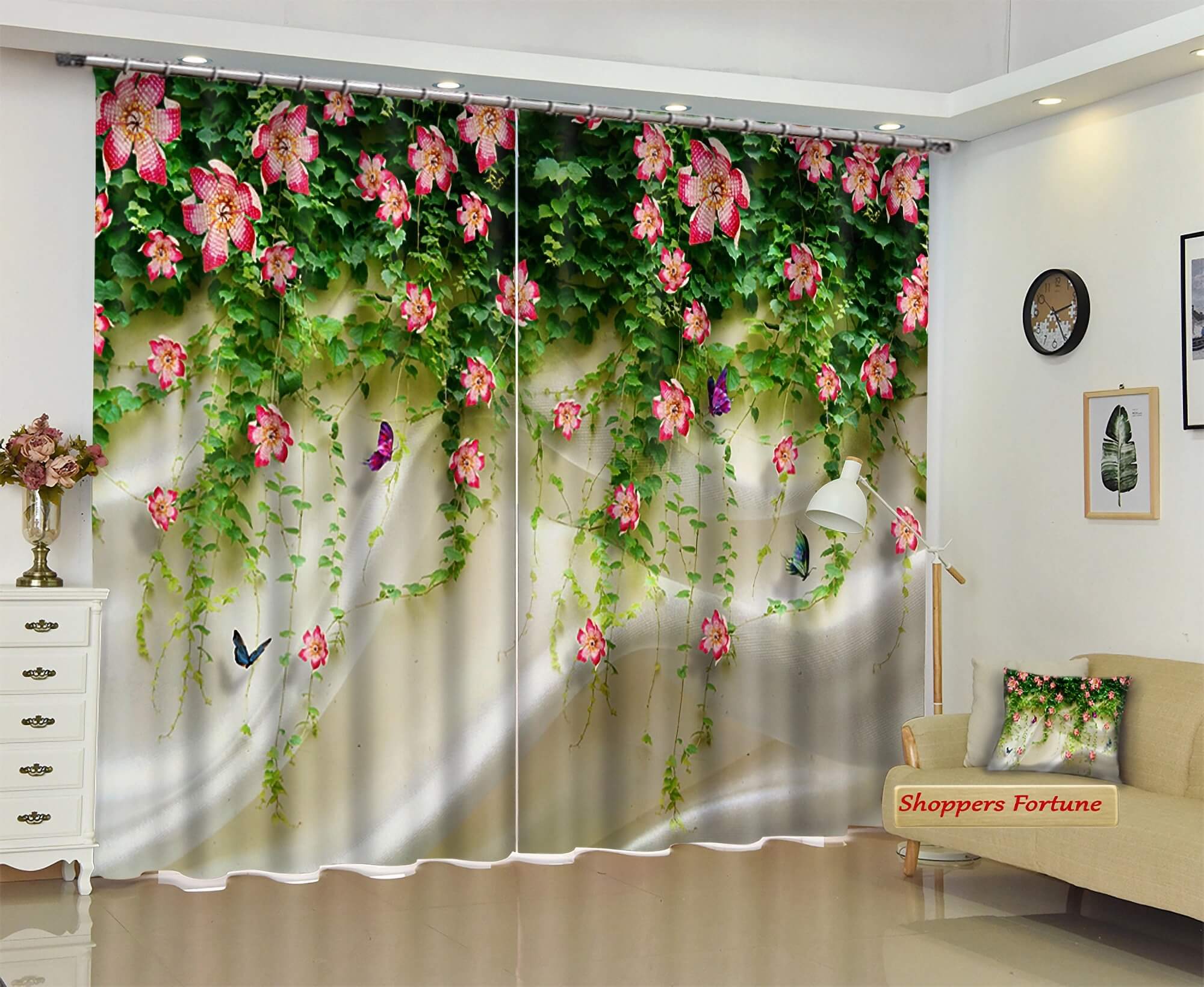 Premium Blackout Digital Curtains – Shoppers Fortune