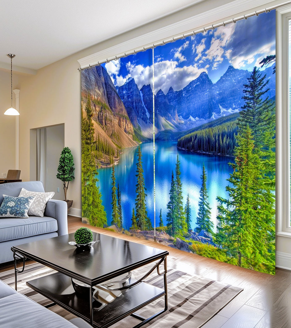 Premium Blackout Digital Curtains – Shoppers Fortune