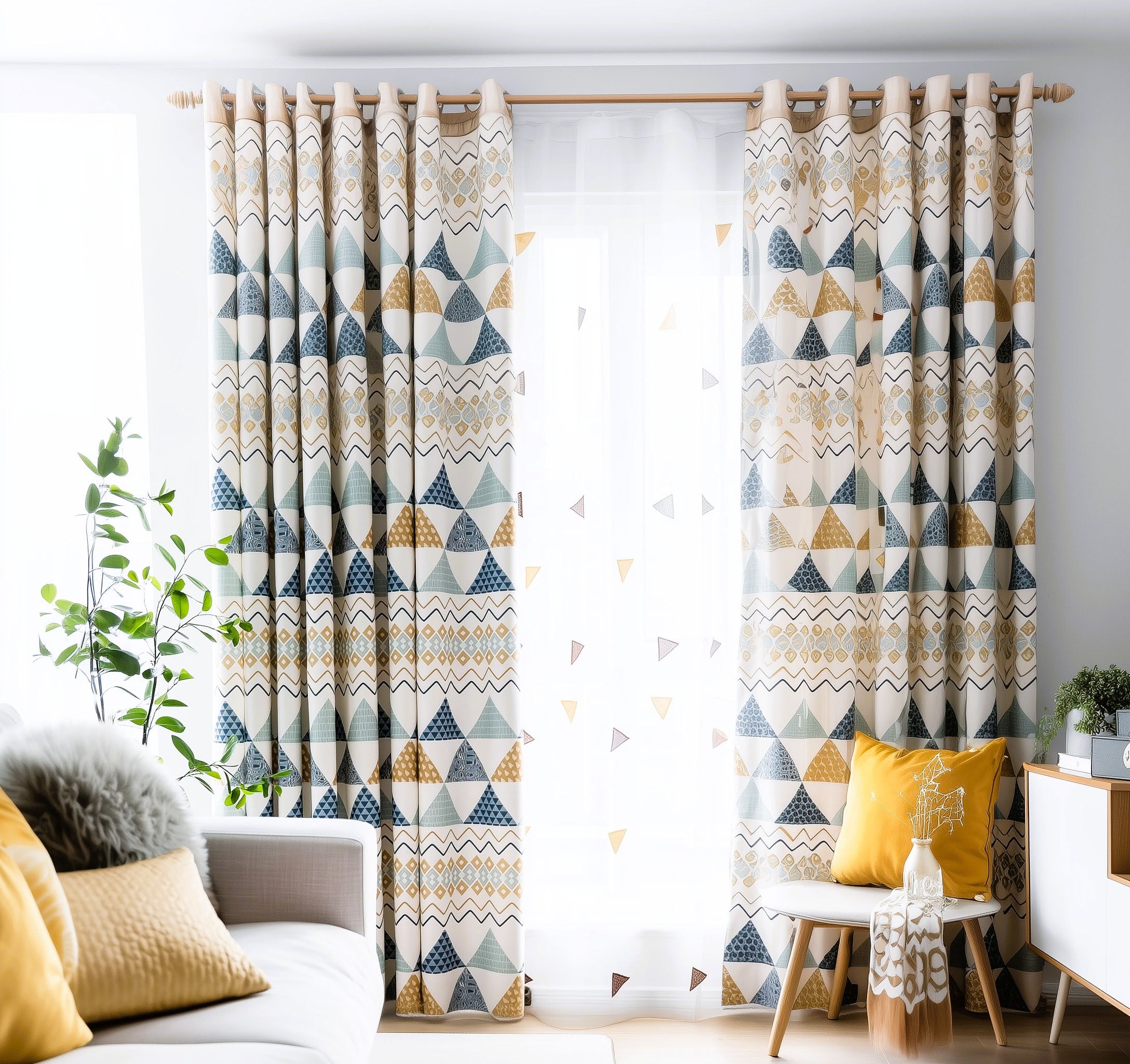 Geometric Curtains