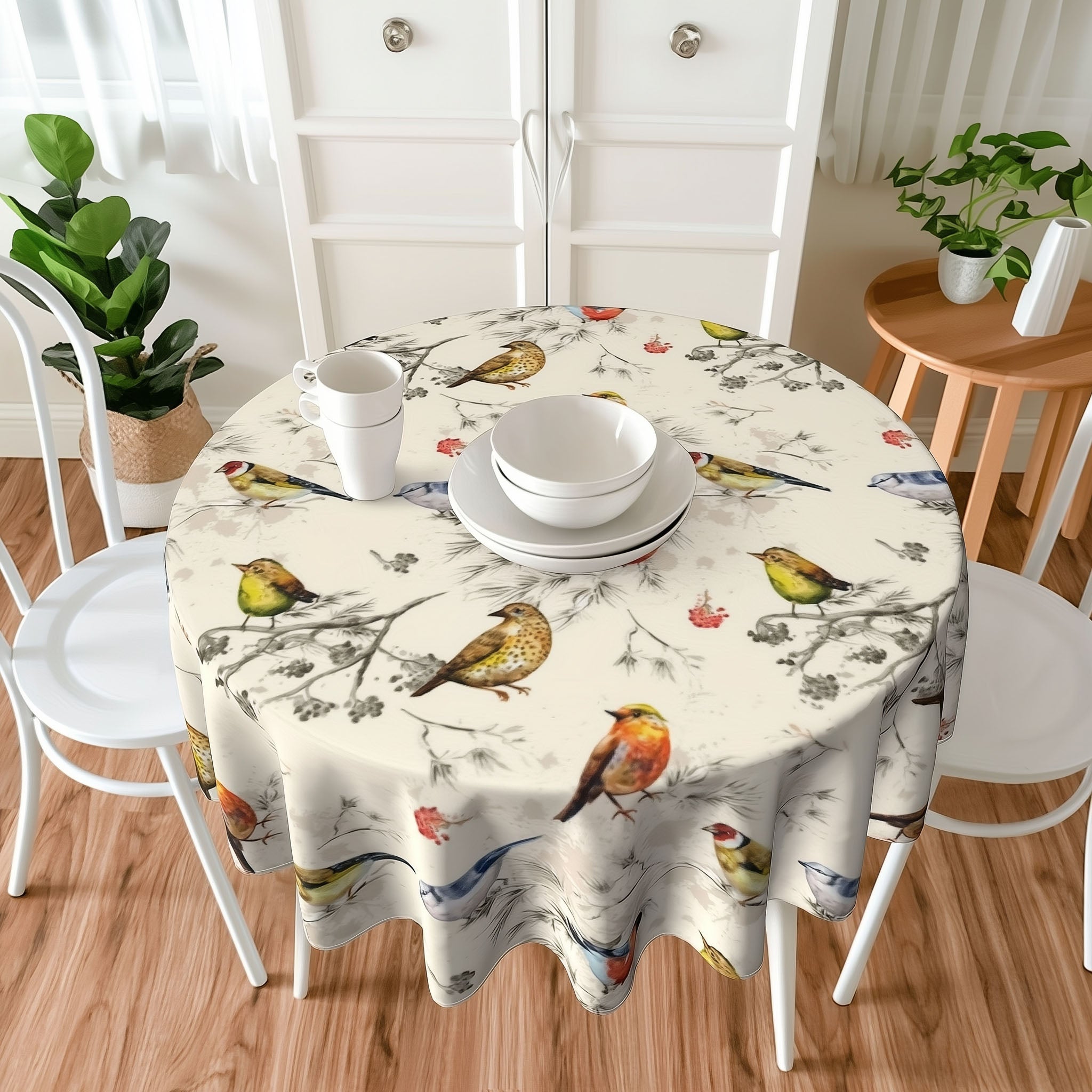 Round Dining Table Covers - Kingdom of Sparrows – Shoppers Fortune